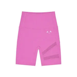 ALTRA VOLTA Cutout Shorts With Net Details