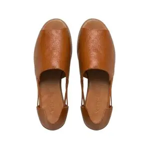 WOMADS Cognac Peep Toes - Brown