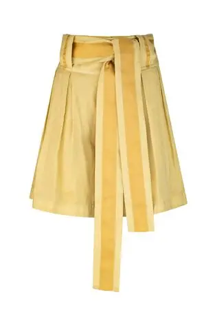 DREF Florence High Waist Short Mustard - Yellow