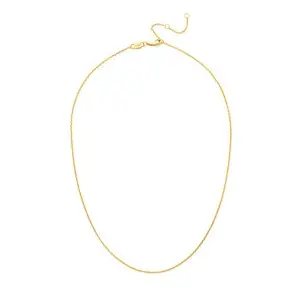 KOUREE Diamond Cut Cable Chain Necklace Vermeil - Gold
