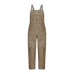 KNOWN SUPPLY Organic Cotton Adjustable Overalls Cadence Eucalyptus Check - Black