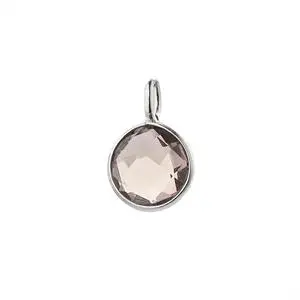 GODDESS CHARMS Grey / Silver Smoky Quartz Power Stone Silver - Grey/silver