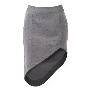 MAISON BOGOMIL Asymmetric Mini Skirt - Grey