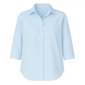 DECOFLUX HOME Cotton Percale Shirt Light - Blue
