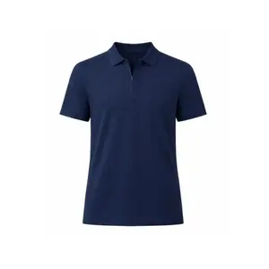 NUVV COLLECTION S Zip-neck Polo Lightweight Knit