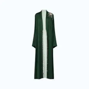 SUN CULTURE Layali Kimono In Emerald