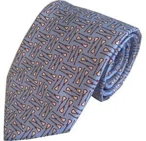 LAZYJACK PRESS Playing The Field Lacrosse Tie