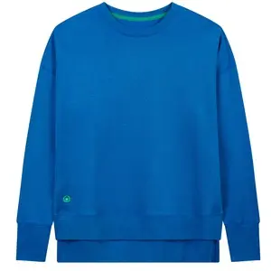 LOUNGERS Longline Sweatshirt Bright - Blue