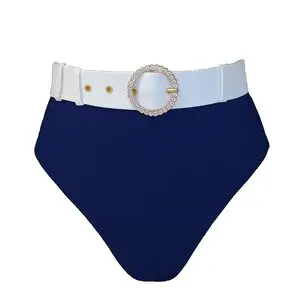 LULA-RU Fee High Waist Bottoms - Blue