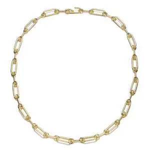 GENEVIVE Plated Chain Necklace