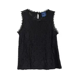 TANTRA SPAIN SL Sleeveless Lace Top - Black