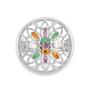 AUGUSTINE JEWELS The Colours Of Summer Ring Silver - Gray
