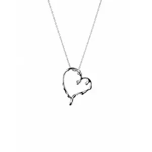 ISKRA Melting Heart Necklace Small - Silver