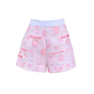 GEEGEE COLLECTION Zodiac Shorts - White