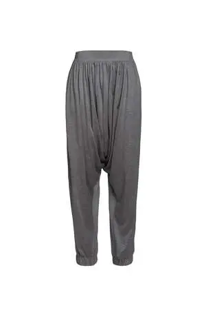 HELENE GALWAS Ingrid Silk Sarouel Pants - Grey
