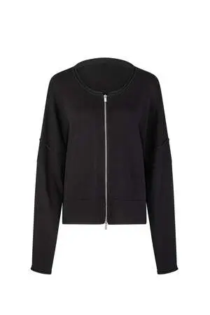 DREF Corfu Bamboo Cotton Cardigen - Black