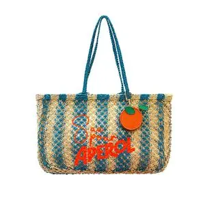 LILLY LOVES Sac Pour Aperol Jute Bag - Blue
