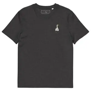ANCHOR & CREW Organic Cotton Embroidered Duck T-shirt - Black