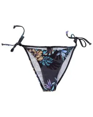 LORDS OF HARLECH Bonita Exotic Floral Bikini Bottom - Black