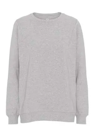 GROBUND Sava Sweatshirt The Oversize In Melange - Grey