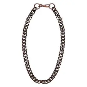 SYLVIA PIECHULLA Chunky Aluminium Link Chain Necklace - Black