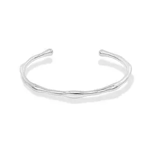DOWER & HALL Waterfall Torque Bangle In Sterling - Silver