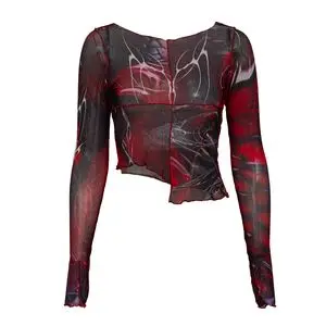 PALOMA LIRA Blood Tattoo Top - Red