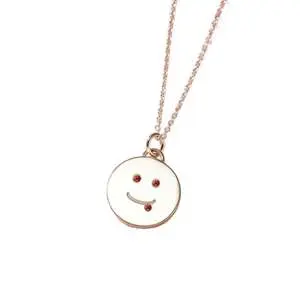 POSH TOTTY DESIGNS Sterling Yum Face Face Ruby Pendant Necklace - Silver