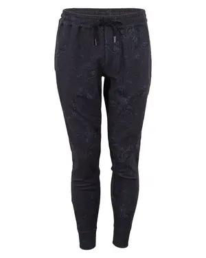 LORDS OF HARLECH Jay Montgat Paisley Jogger Pant - Black