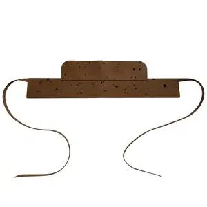 CIRCULAR PATH Reversible Corset Belt - Black/yellow