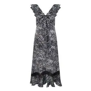 LISA THE LABEL Peony Bow Dress - Black