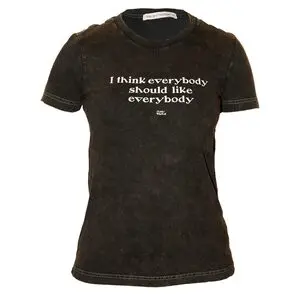 LOVE AND NOSTALGIA Love Everybody’ Print Tee
