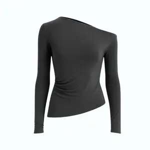 MONLICIA Aura One-shoulder Draped Top