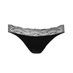 ZD ZERO DEFECTS Venus Mini Lace Brief – Sensuality With Soy Fiber Color - Black