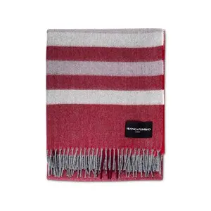 HEATING & PLUMBING LONDON Wonderland Alpaca & Merino Lambswool Blanket - Red