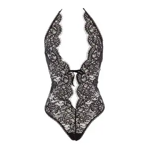 BELLE ET BON BON Eva Noir Lace Body - Black