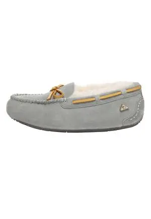 EVERAU AUSTRALIA Crested Leather Loafers In Goat