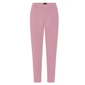 Layo G Cropped Blush Stretch Dress Pants Tall - Pink