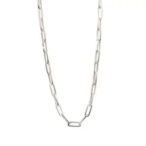 LILA RASA Paperclip Chain Necklace Large - Silver