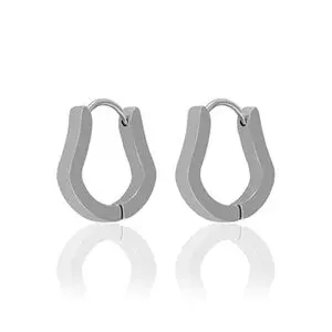 A WEATHERED PENNY Juno Hoops - Silver