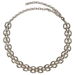 BELTBE Chain Belt In Metal - Silver