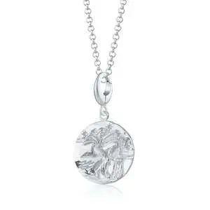 LILY CHARMED Sterling Aquarius Zodiac Charm Necklace Star Sign Necklace - Silver