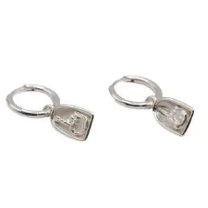 APRÈS YOUTH Introvert Charm Hoops - Silver