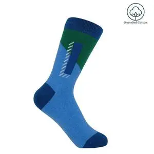 PEPER HAROW - MADE IN ENGLAND Alphabet ’s Socks – I - Blue