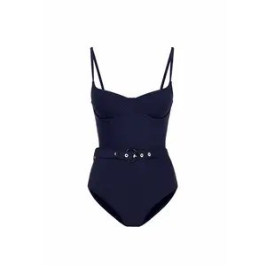 KIKKI-G SWIMWEAR Gigi Underwired One Piece Navy - Blue