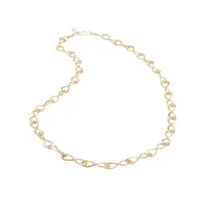 Saachi Infinity Chain Link Necklace Gold