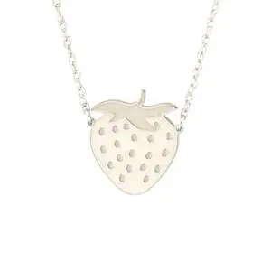 Kris Nations Strawberry Necklace - Silver