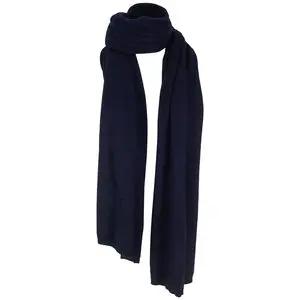 TIRILLM Alfie" Big Cashmere Scarf Navy - Blue