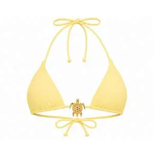 CIAO BELLA MONTE CARLO Sirenetta Ribbed Top - Yellow