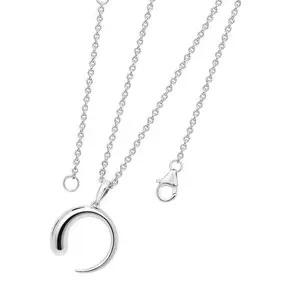 LUCY QUARTERMAINE Solid Sterling Luna Pendant - Silver